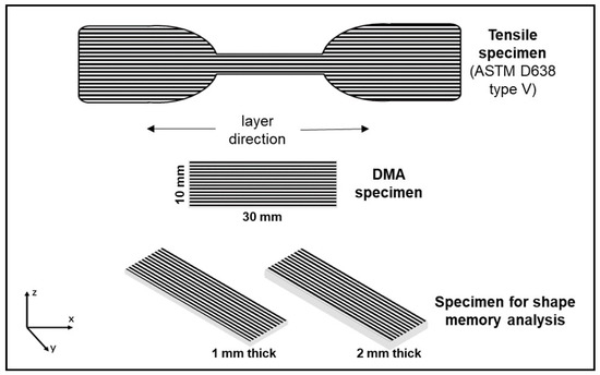 Mechanical and Shape Memory Properties of 3D-Printed Cellulose ...