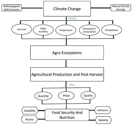 Sustainability | Free Full-Text | Analysis of Climate Change Impacts on the Food System Security ...