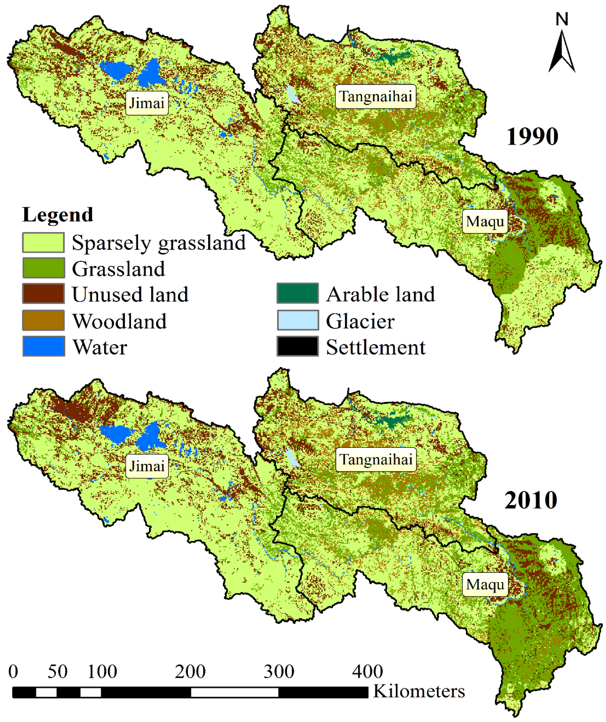 Impacts of Climate and Land-Use Changes on Hydrological Processes of ...