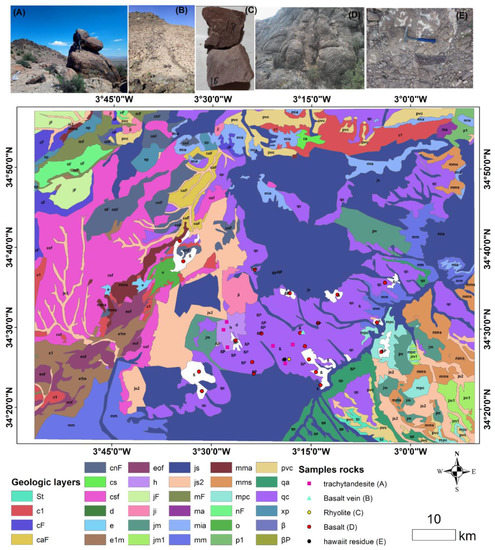 Remote Sensing Data for Geological Mapping in the Saka Region in ...