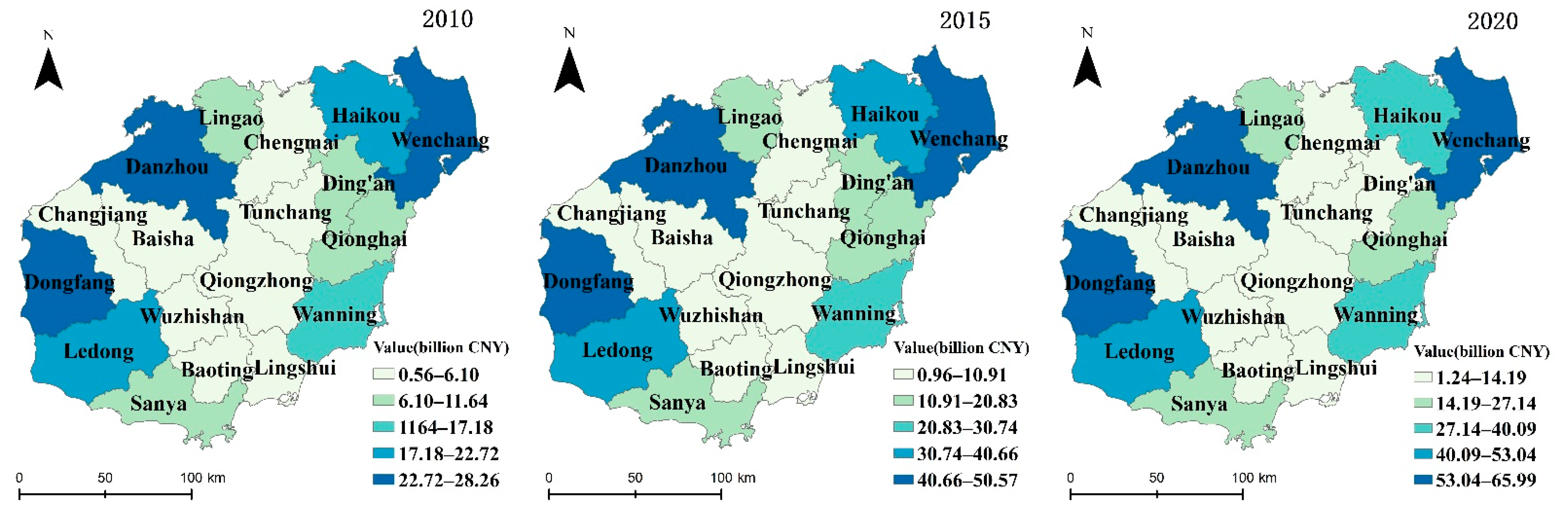 A Spatiotemporal Analysis of Hainan Island’s 2010–2020 Gross Ecosystem ...