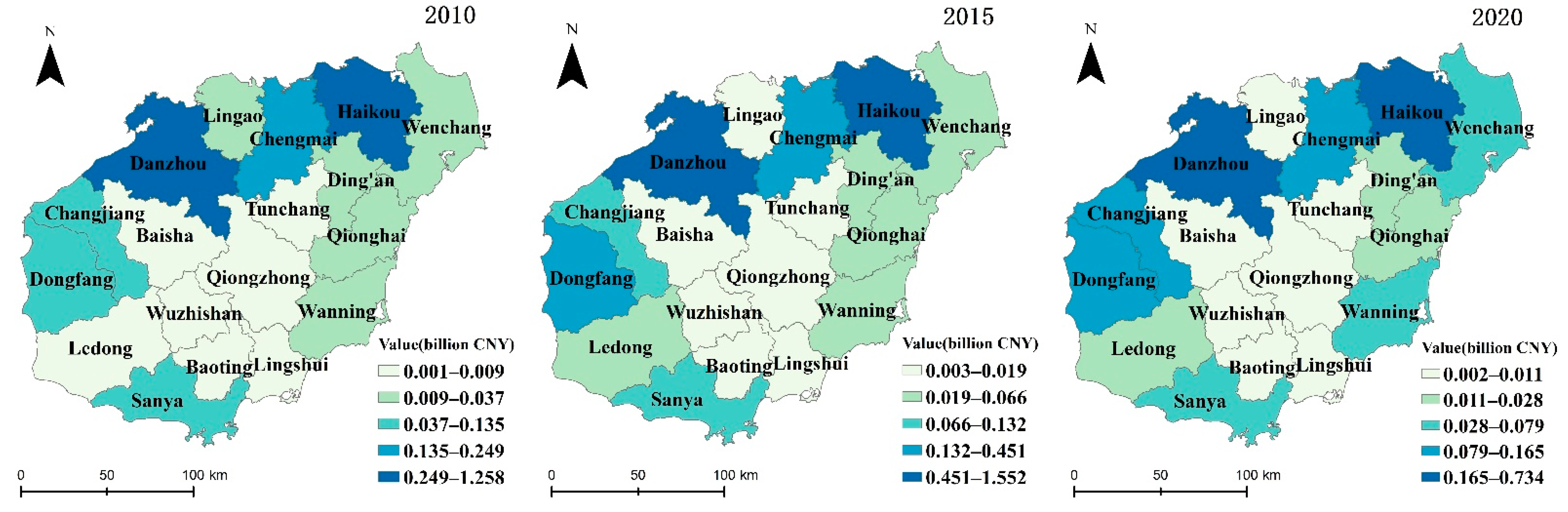 A Spatiotemporal Analysis of Hainan Island’s 2010–2020 Gross Ecosystem ...