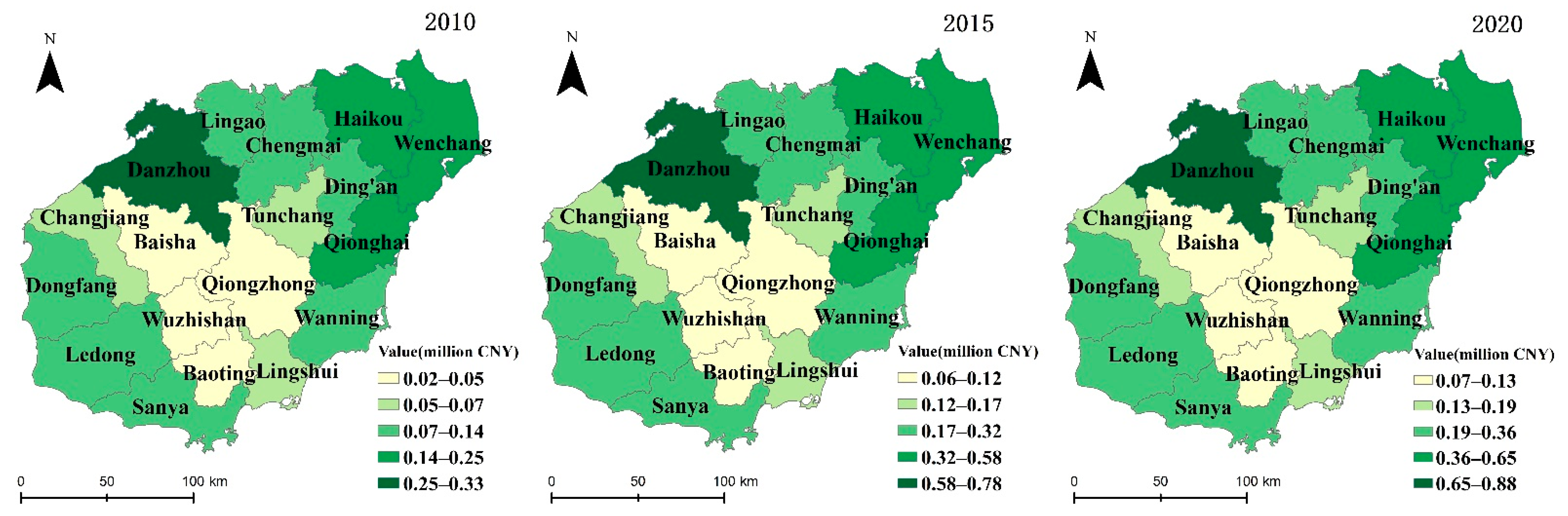 A Spatiotemporal Analysis of Hainan Island’s 2010–2020 Gross Ecosystem ...