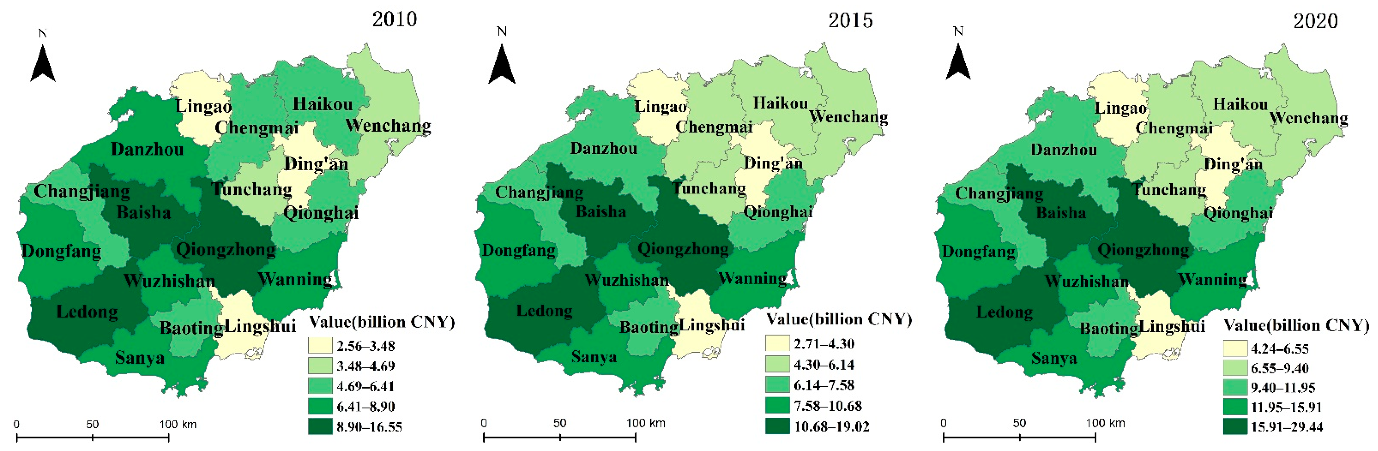 A Spatiotemporal Analysis of Hainan Island’s 2010–2020 Gross Ecosystem ...