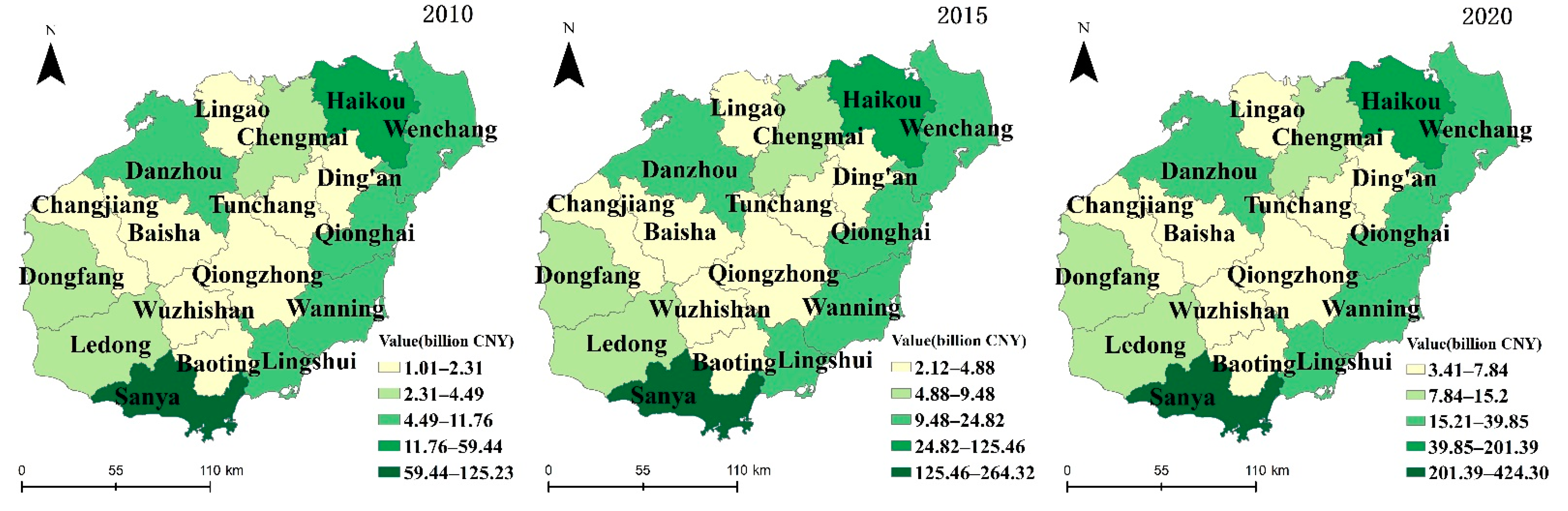 A Spatiotemporal Analysis of Hainan Island’s 2010–2020 Gross Ecosystem ...