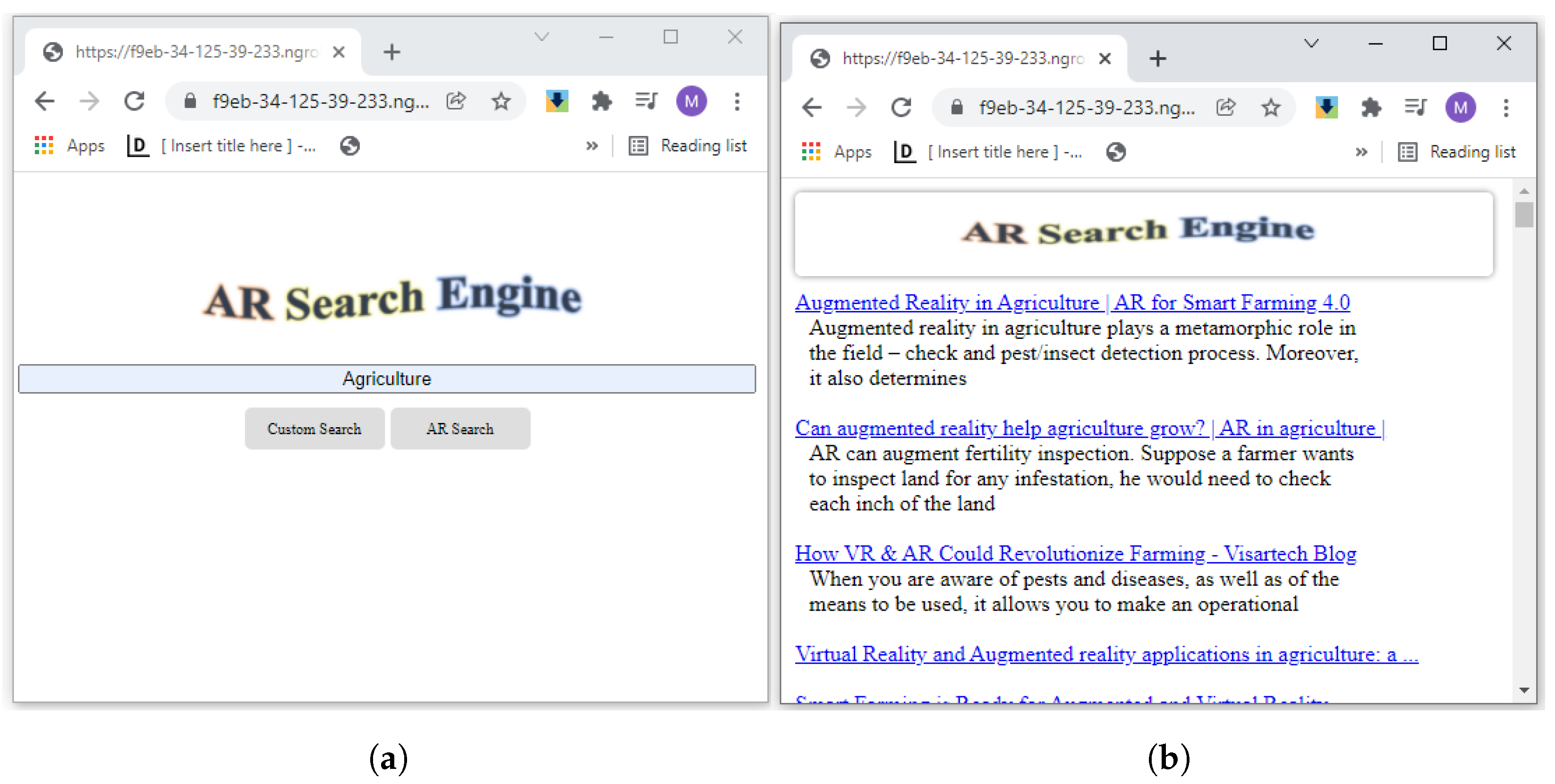 AR Search Engine: Semantic Information Retrieval for Augmented Reality Domain