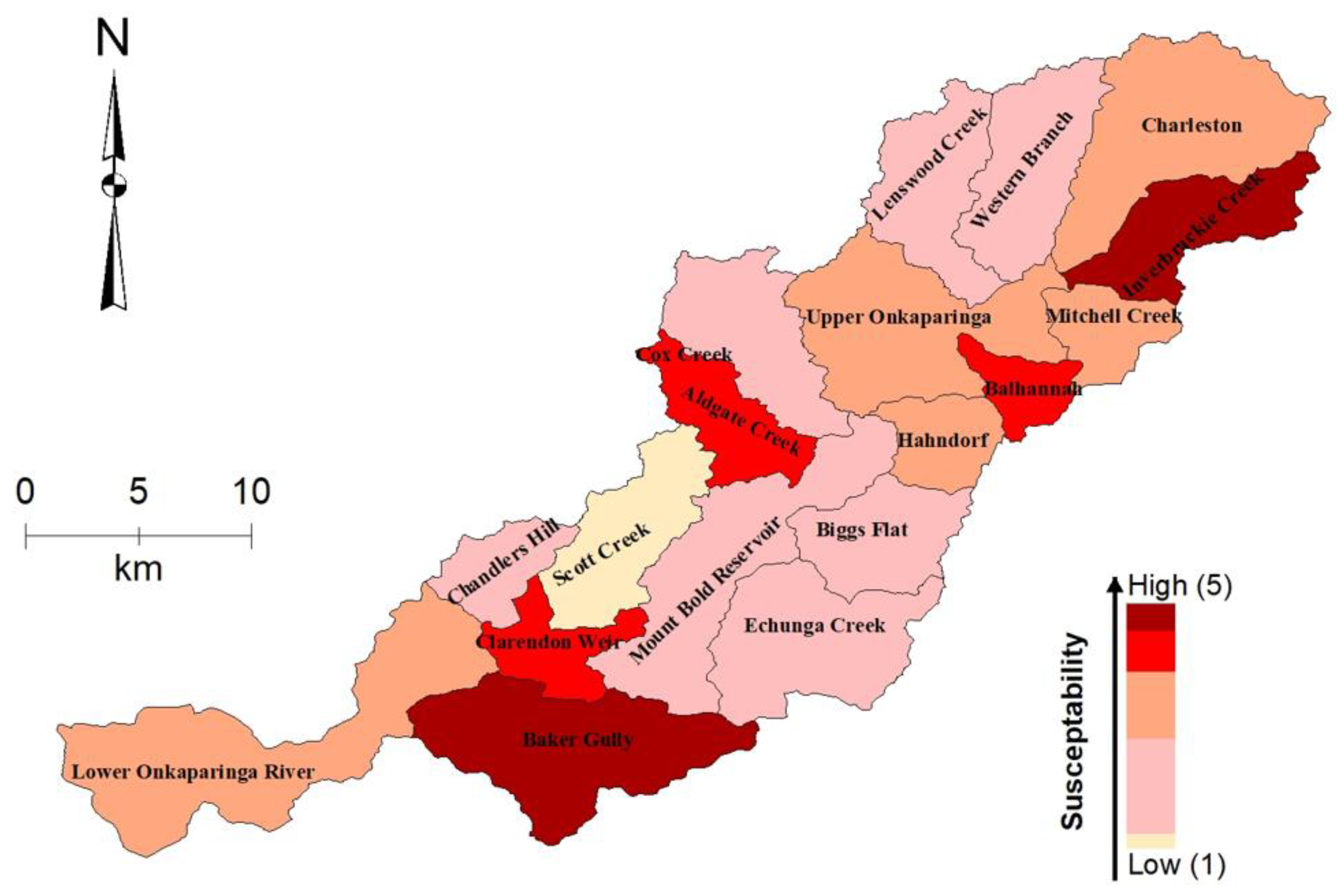 Flood Susceptibility Mapping Using Watershed Geomorphic Data in the ...