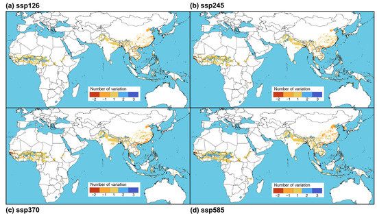 Modelling Distributions of Asian and African Rice Based on MaxEnt