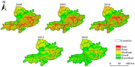 The Assessment of the Spatiotemporal Characteristics of the Eco ...