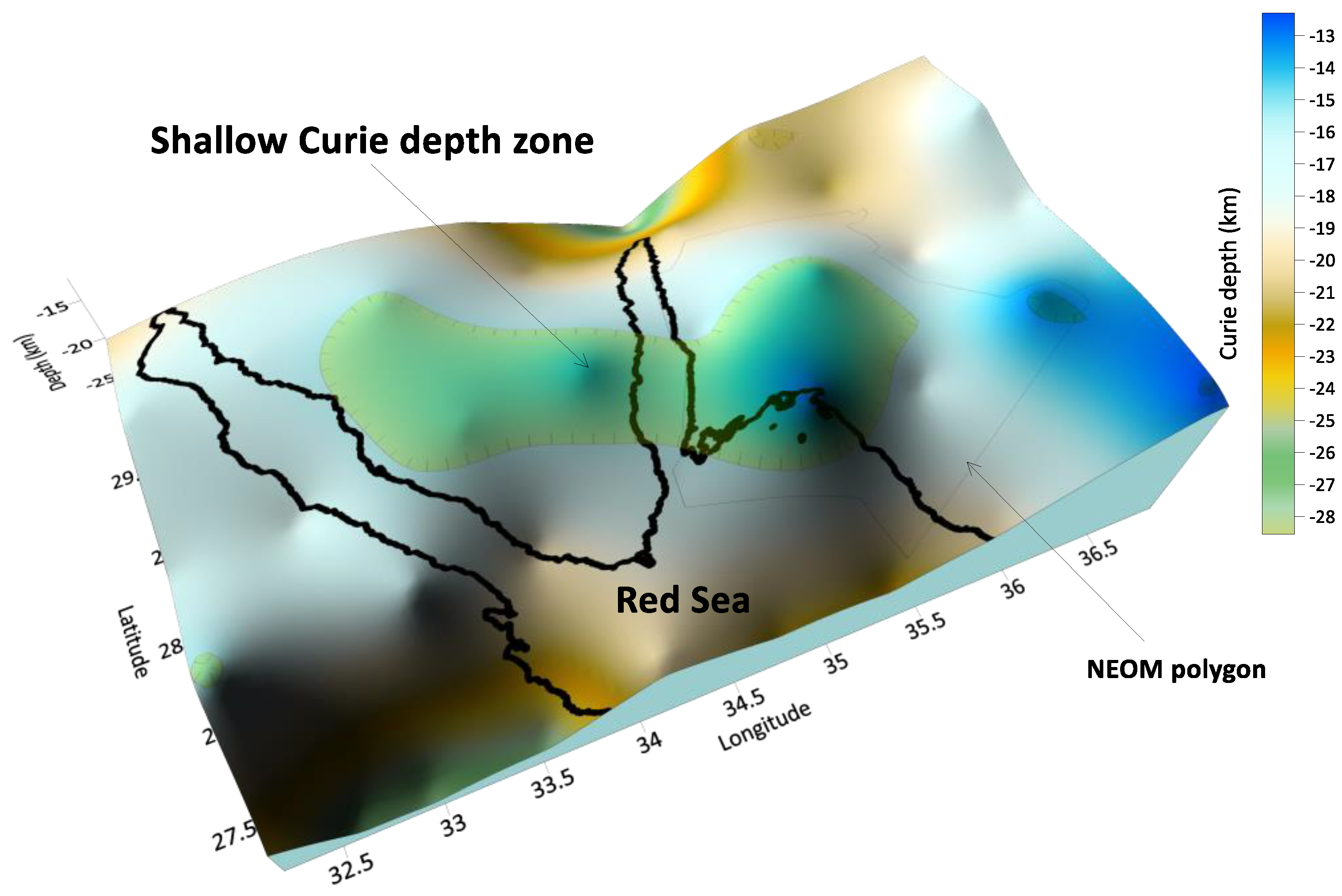 Geothermal Imaging of the Saudi Cross-Border City of NEOM Deduced from ...