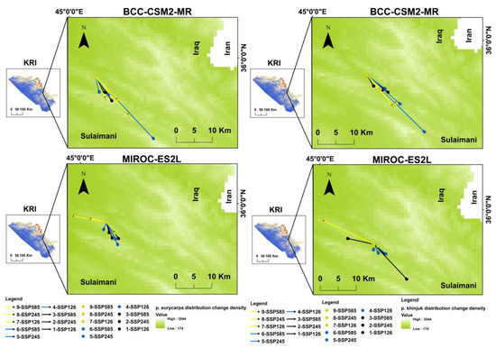 Mapping Impacts of Climate Change on the Distributions of Two Endemic ...