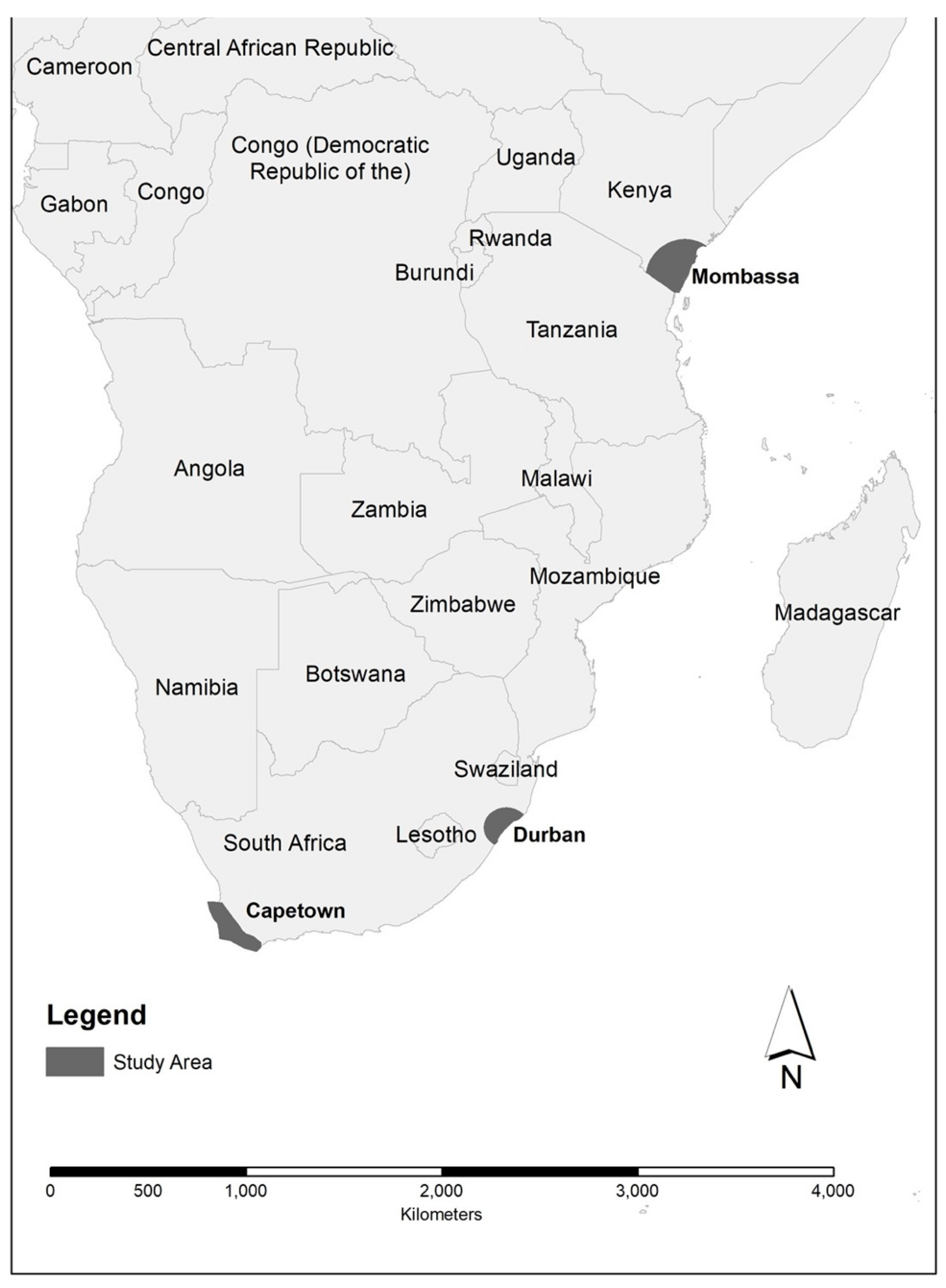 Debris Surveys in Three African Cities Demonstrate Influence of Local ...