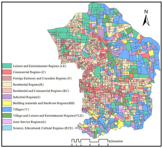 Classifying Urban Functional Zones Based on Modeling POIs by Deepwalk