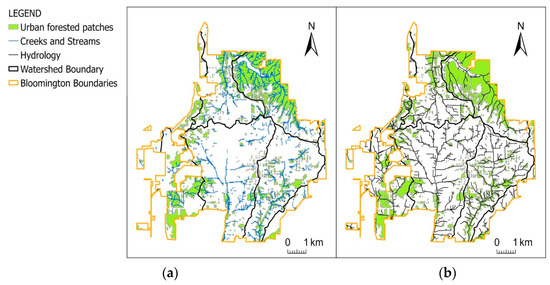 Urban Stream Corridors and Forest Patches—The Connections: A Case Study ...