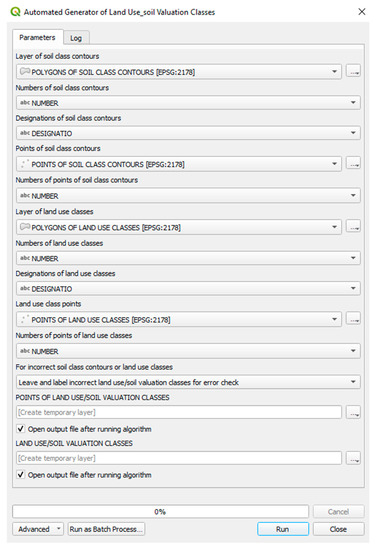 Proposed Algorithm for the Optimisation of the Process of Generating the Geometry of Land Use ...