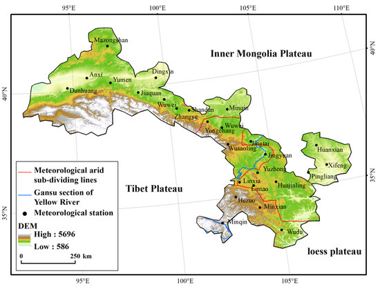 Spatial and Temporal Change in Meteorological Drought in Gansu Province ...