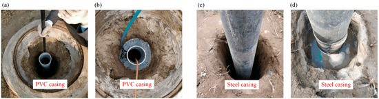 Influence of Borehole Casing on Received Signals in Downhole Method