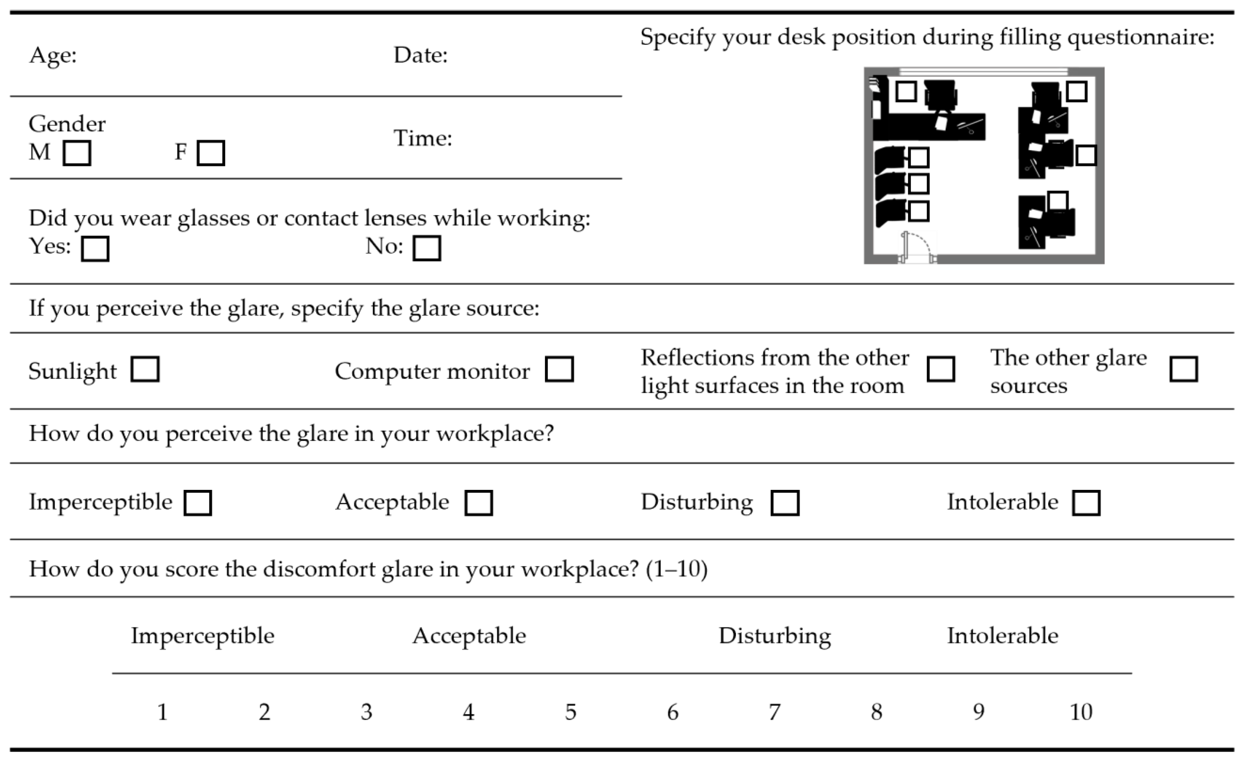 Subjective and Simulation-Based Analysis of Discomfort Glare Metrics in ...