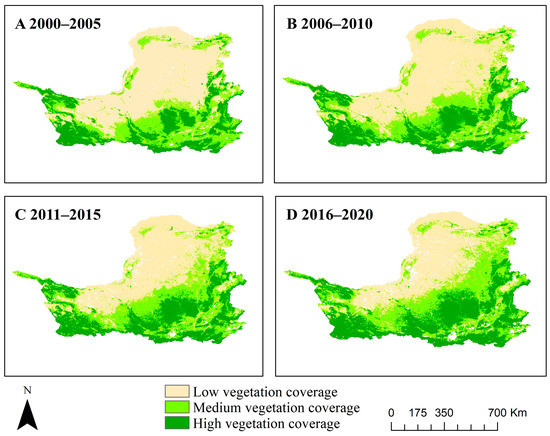 Spatial and Temporal Evolutionary Characteristics of Vegetation in Different Geomorphic Zones of ...