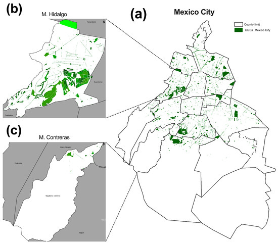 Uneven Distribution of Urban Green Spaces in Relation to ...