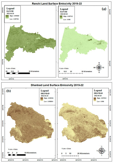 Assessment of Land Surface Temperature from the Indian Cities of Ranchi ...