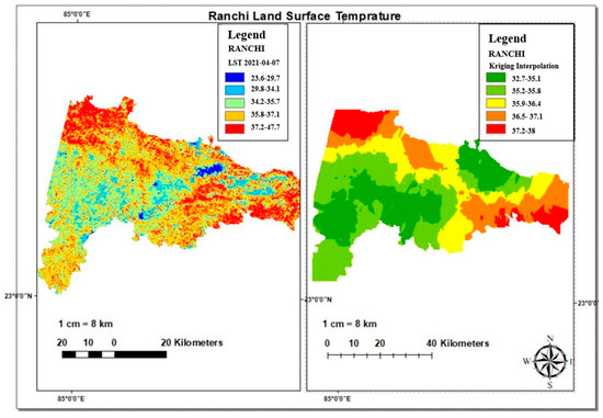 Assessment of Land Surface Temperature from the Indian Cities of Ranchi ...