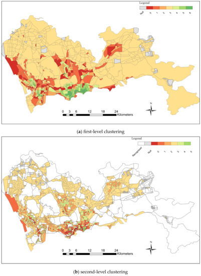 Multi-Scale Recursive Identification of Urban Functional Areas Based on Multi-Source Data