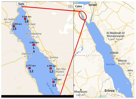 Offshore Wind Power Resource Assessment in the Gulf of North Suez