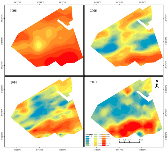 Spatial and Temporal Variation in Soil Salinity and Correlation with Groundwater Depth in the ...
