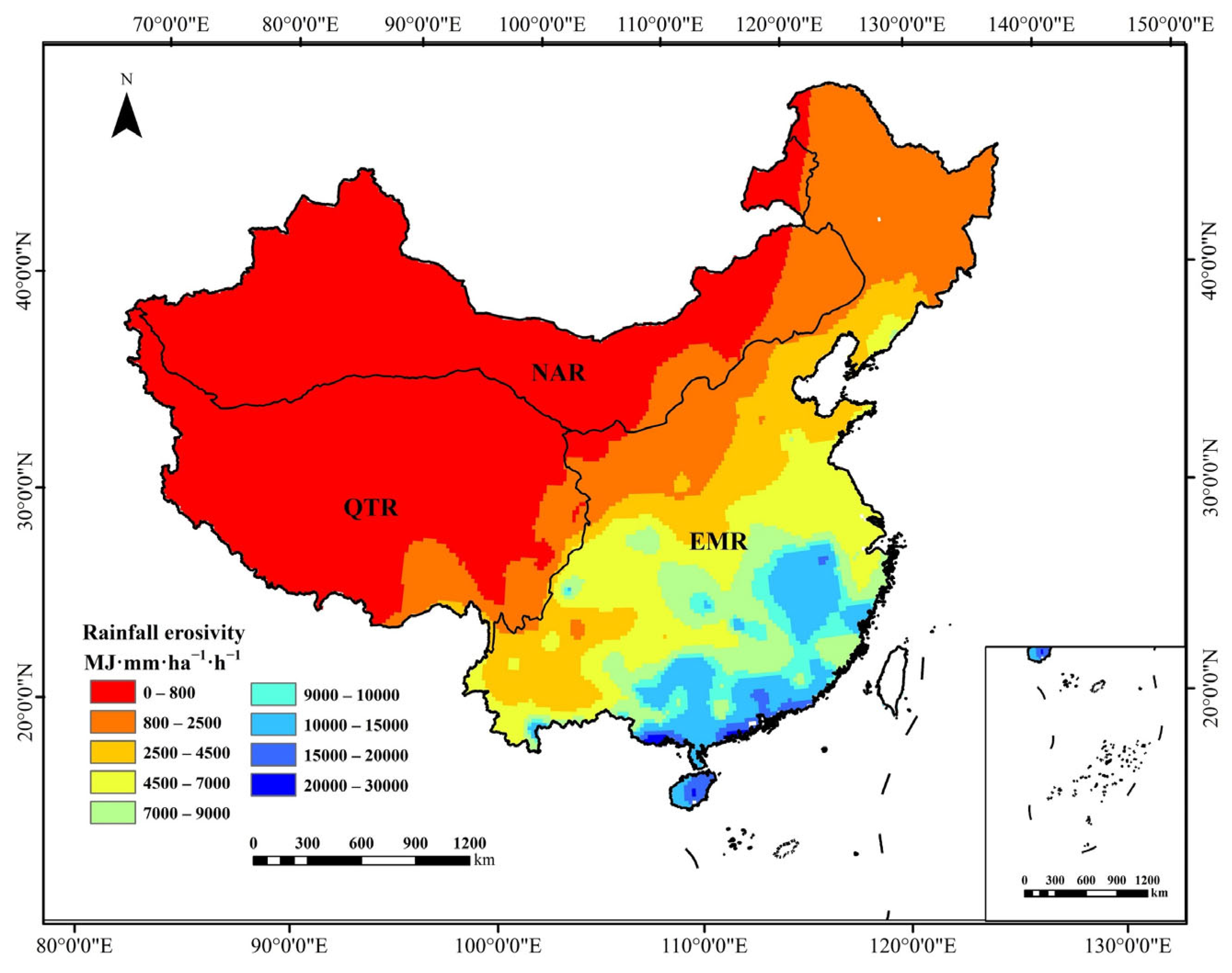 Sustainability Free Full Text Spatiotemporal Variability In Rainfall Erosivity And Its