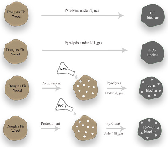 Iron- and Nitrogen-Modified Biochar for Nitrate Adsorption from Aqueous ...