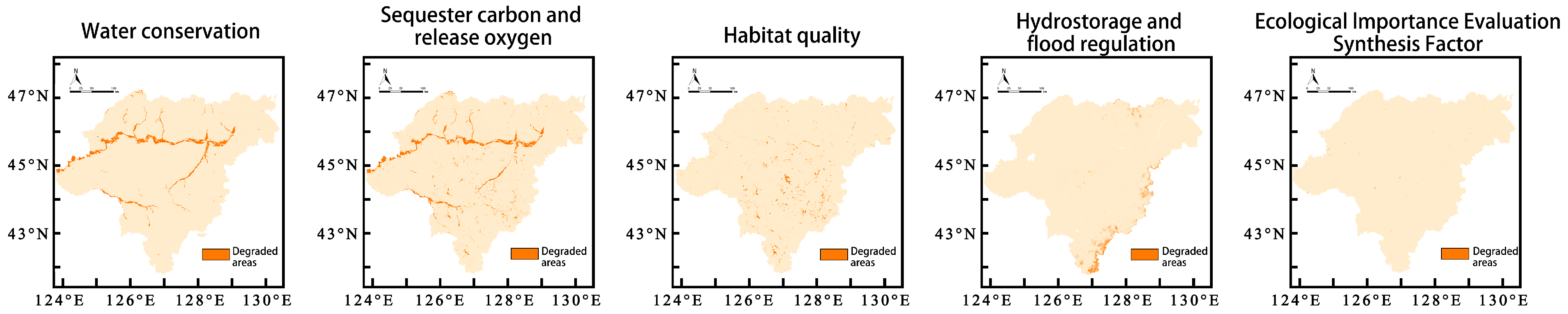 Identification of Harbin Ecological Function Degradation Areas Based on ...