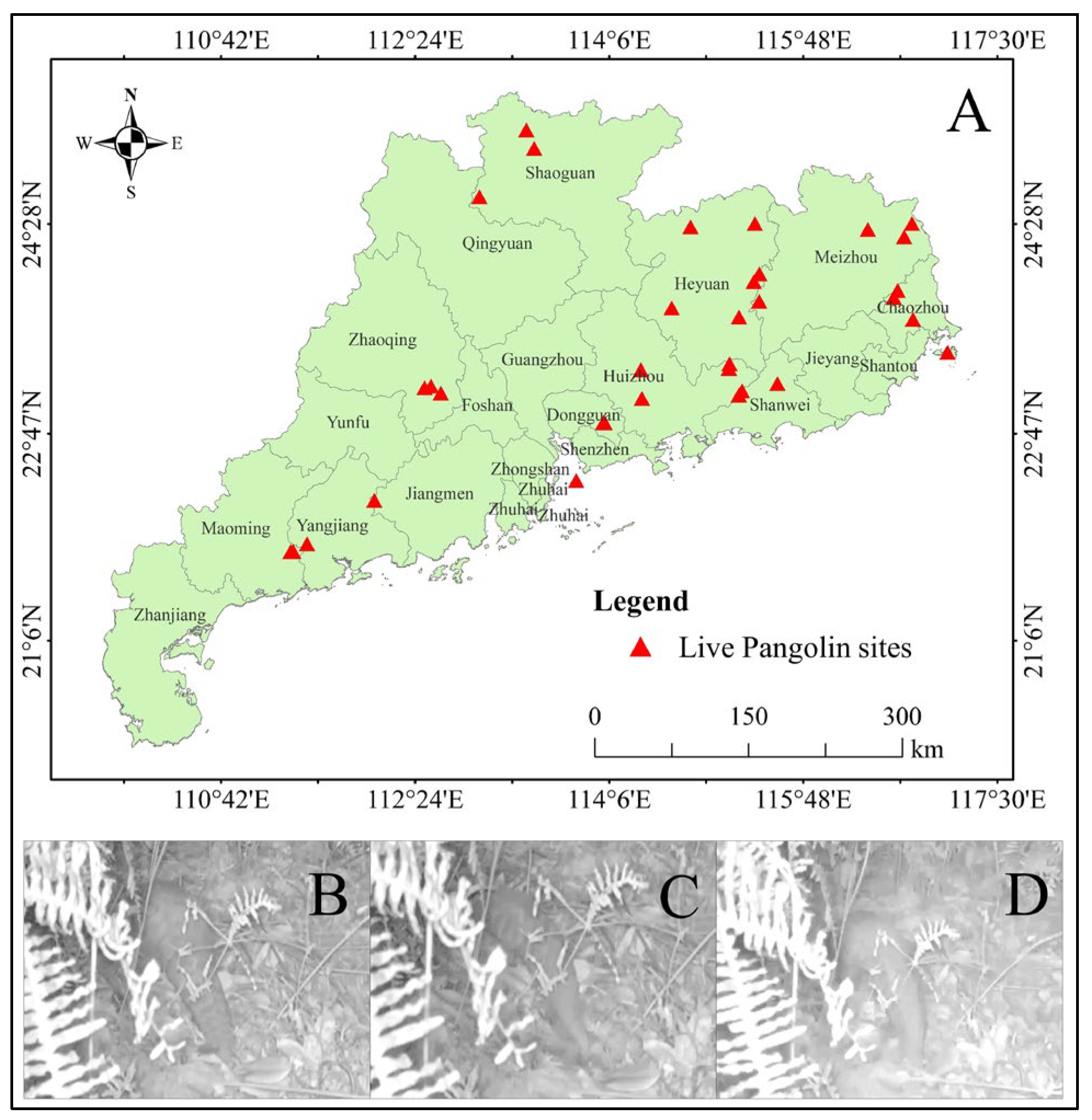 Observations of Live Individuals and Predicted Suitable Habitat for ...