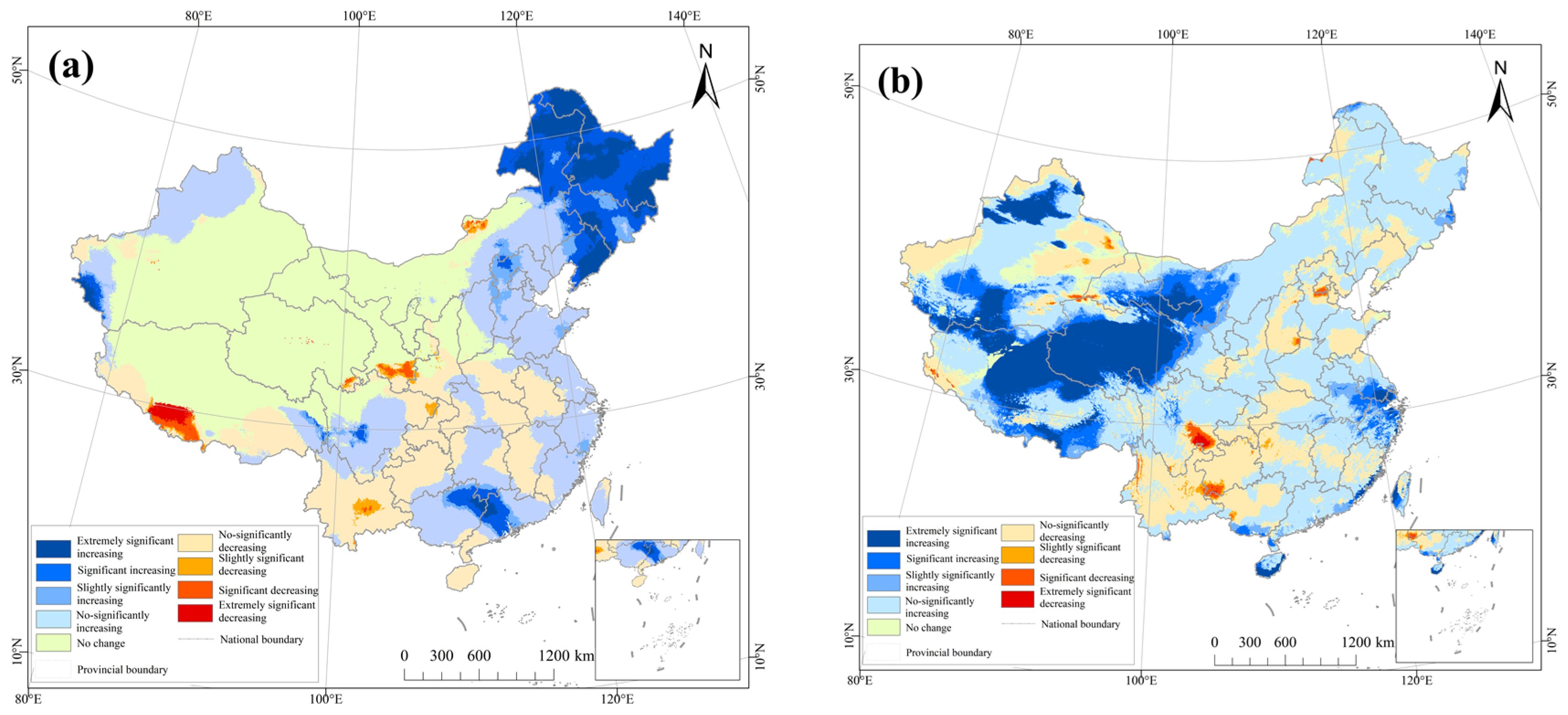 Long-Term Variation Patterns of Precipitations Driven by Climate Change ...