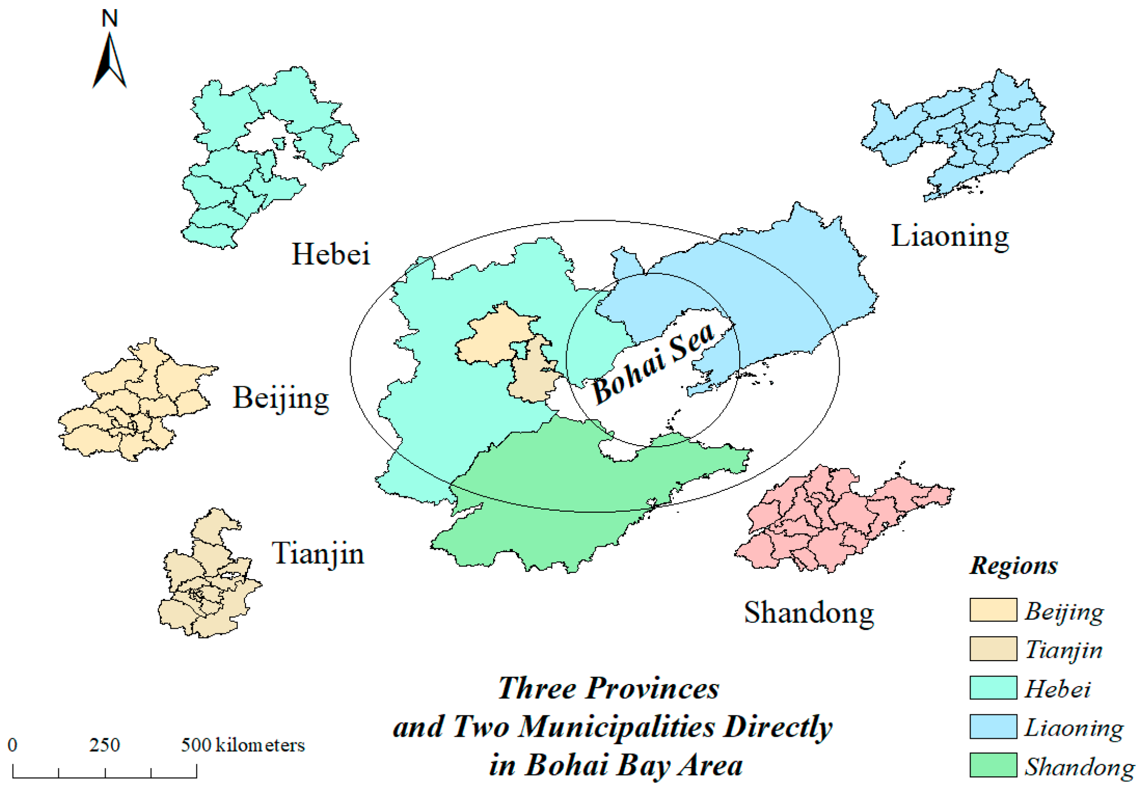 Green Economic Efficiency and Coordinated Development in the Bohai Rim ...