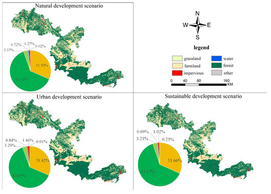 Multi-Scenario Land Use Change Dynamic Simulation and Carbon Stock Assessment of Man–Nature in ...