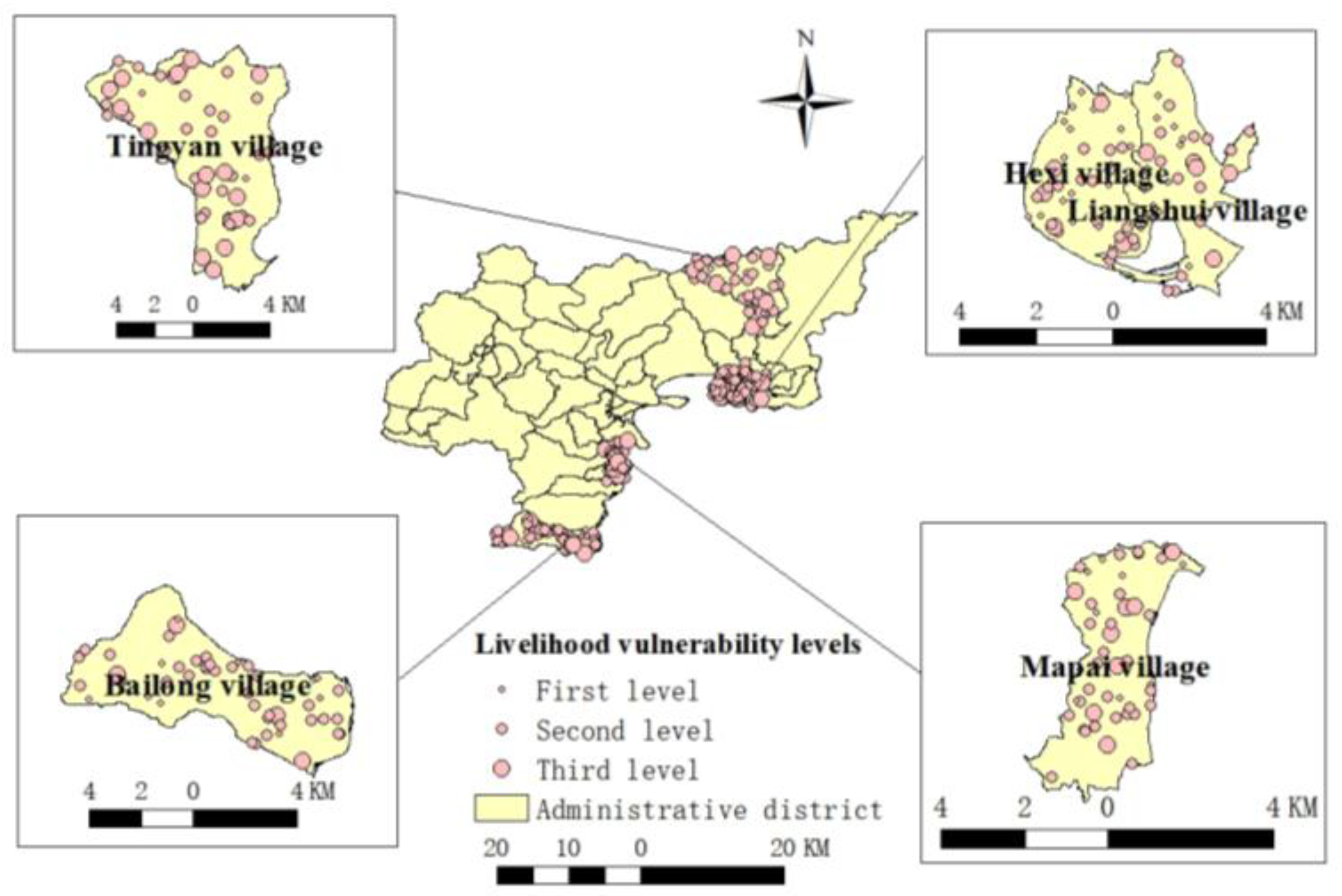 Evaluation of Farmers’ Livelihood Vulnerability in Border Rural Tourism ...