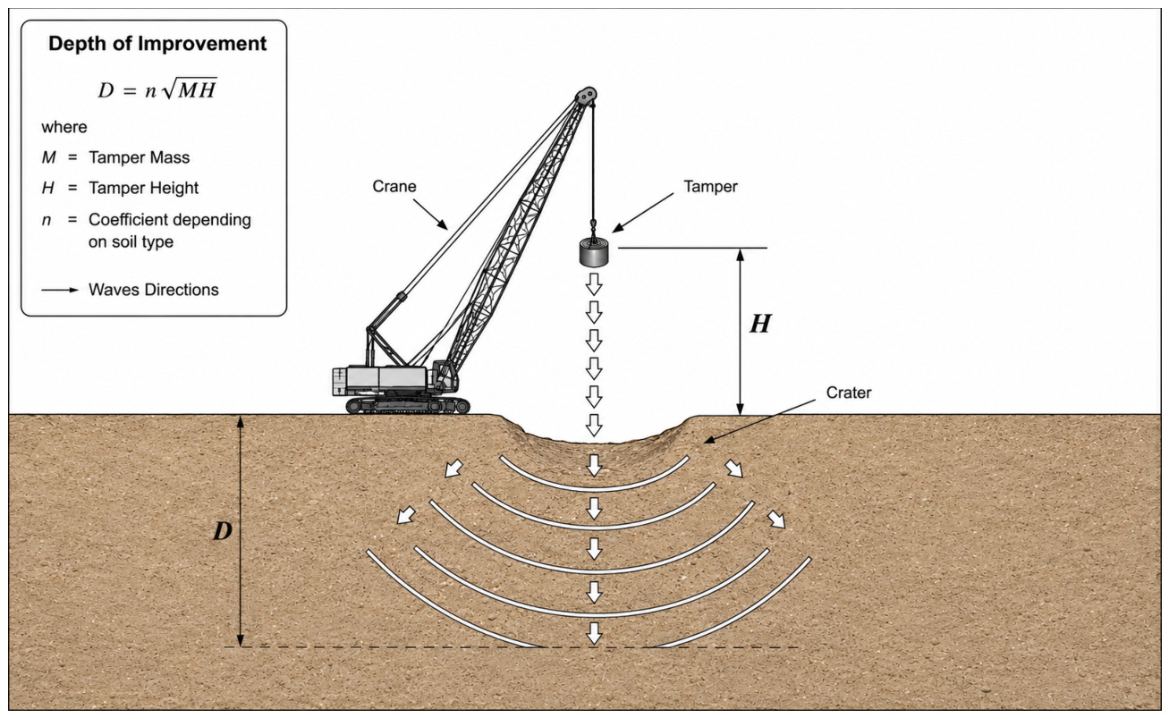 Dynamic Compaction for Ground Improvement: Mechanisms, Governing ...