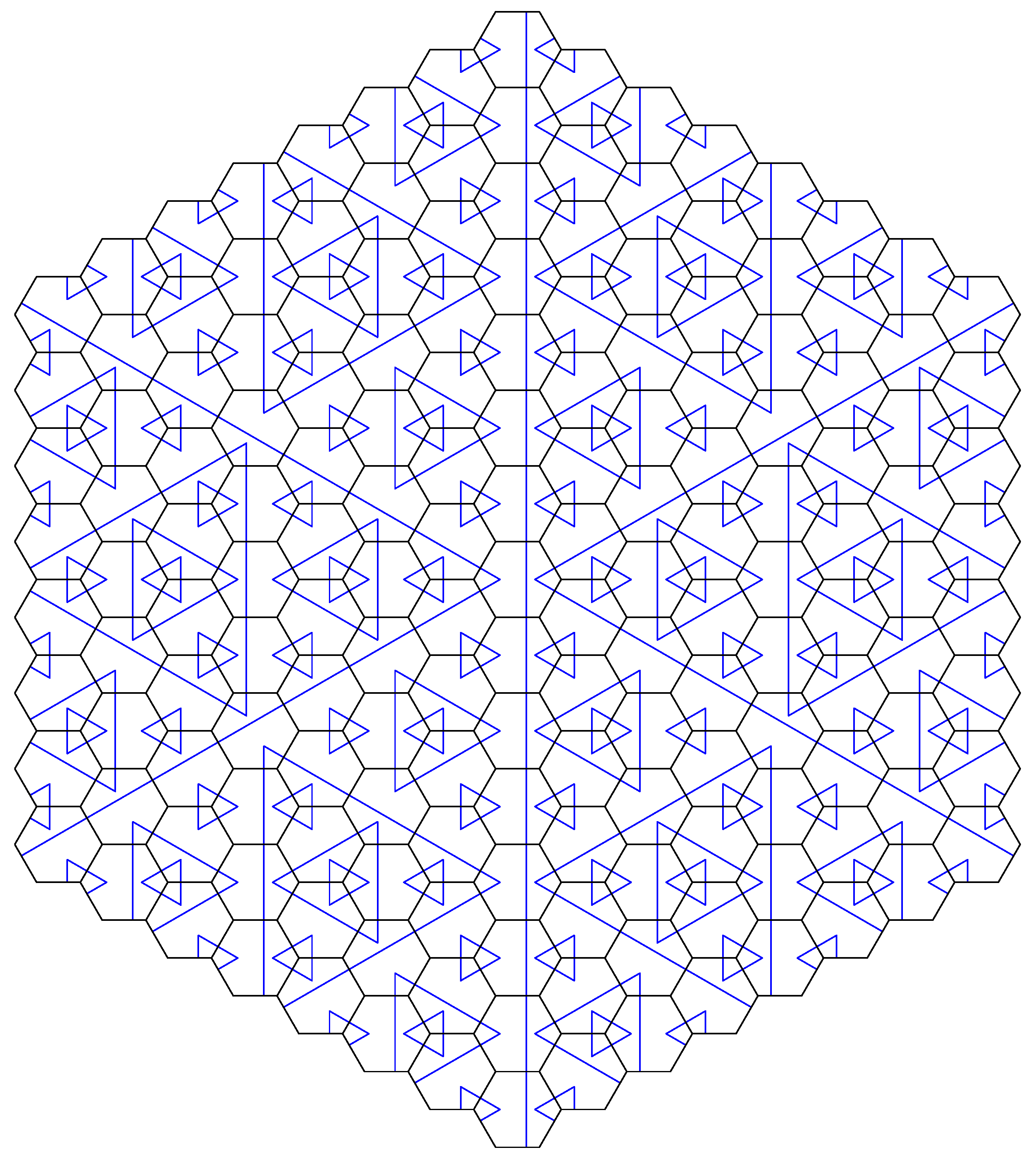 Hexagonal Inflation Tilings and Planar Monotiles