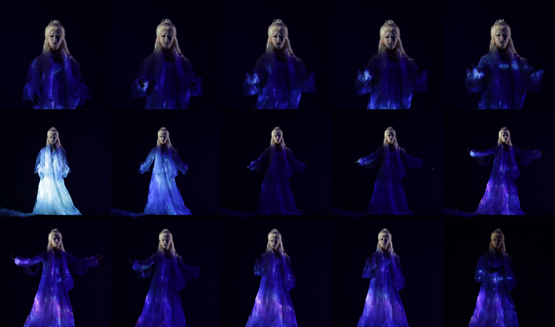 Real-Time Projection-Based Augmented Reality System for Dynamic Objects in the Performing Arts