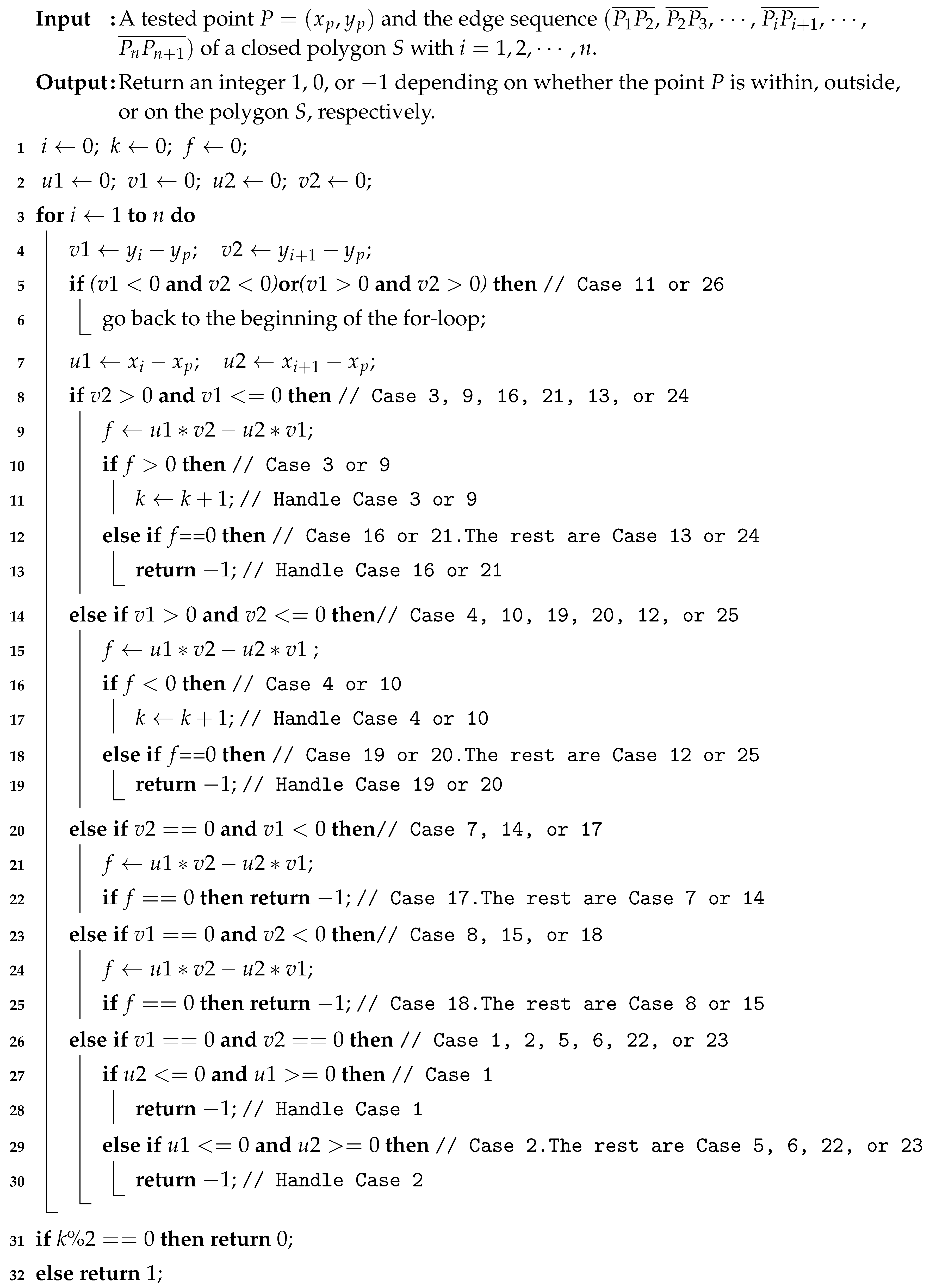 Optimal Reliable Point-in-Polygon Test and Differential Coding Boolean ...