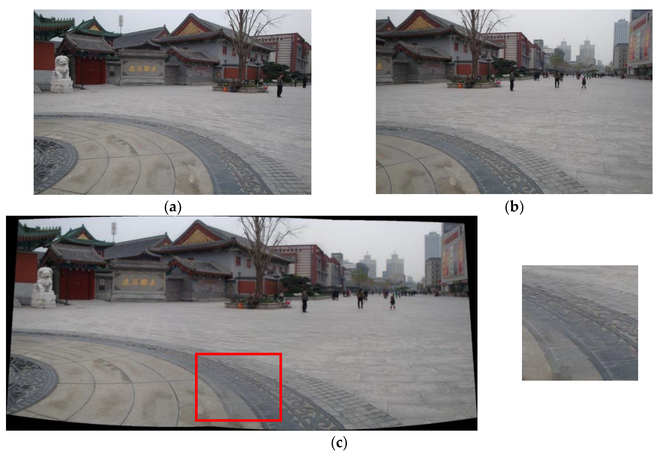 Improved Parallax Image Stitching Algorithm Based on Feature Block