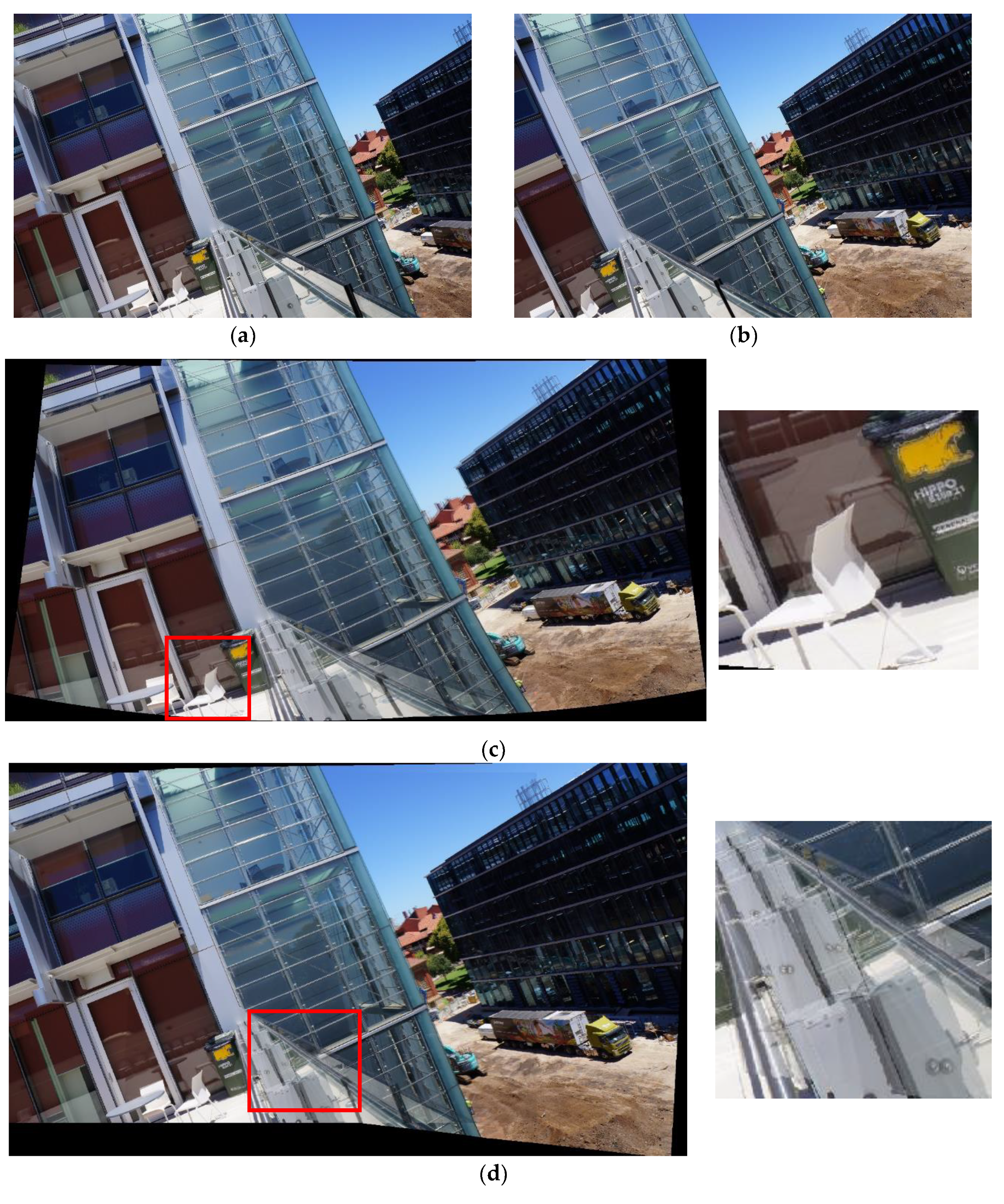 Improved Parallax Image Stitching Algorithm Based on Feature Block