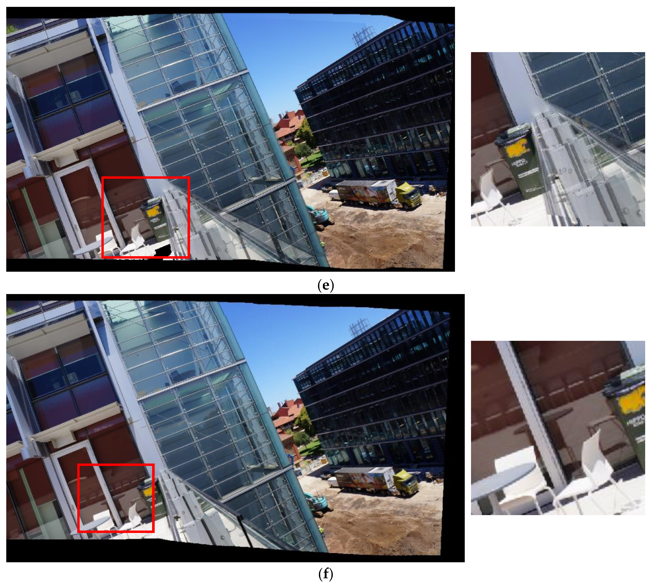 Improved Parallax Image Stitching Algorithm Based on Feature Block