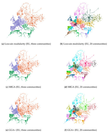 Evolutionary Algorithms for Community Detection in Continental-Scale ...