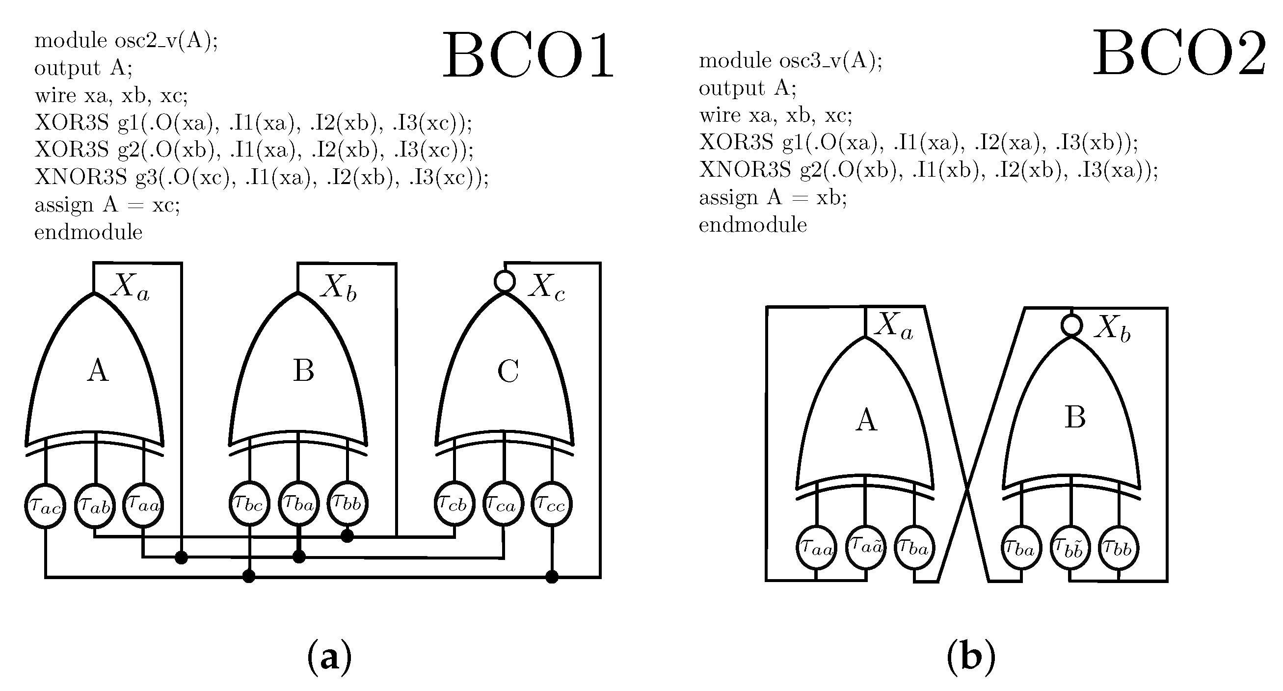 Two New Asymmetric Boolean Chaos Oscillators with No Dependence on ...
