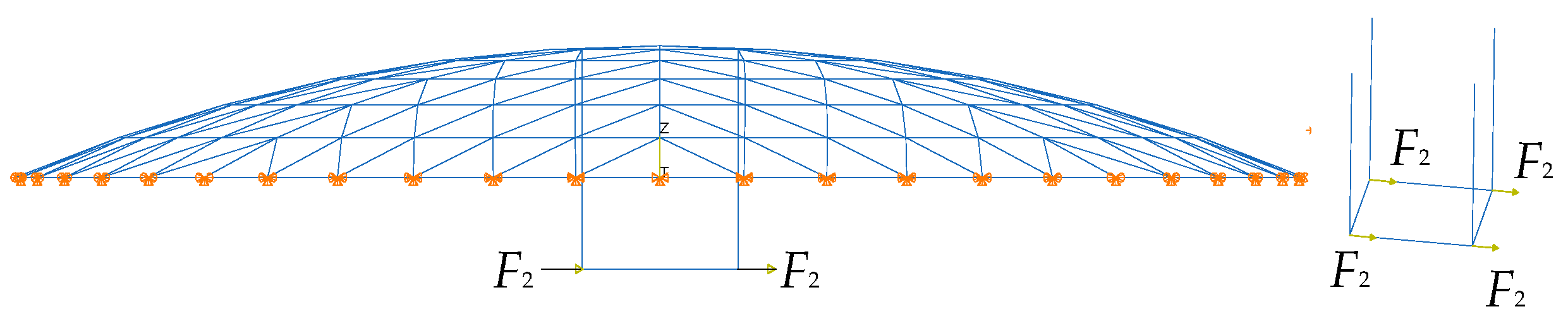 A Study on Nonlinear Dynamic Response of the Large-Span Roof Structure ...