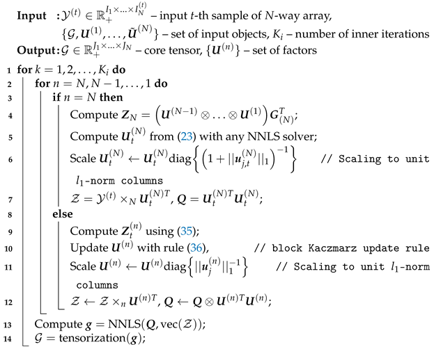 Symmetry | Free Full-Text | Incremental Nonnegative Tucker Decomposition with Block-Coordinate ...