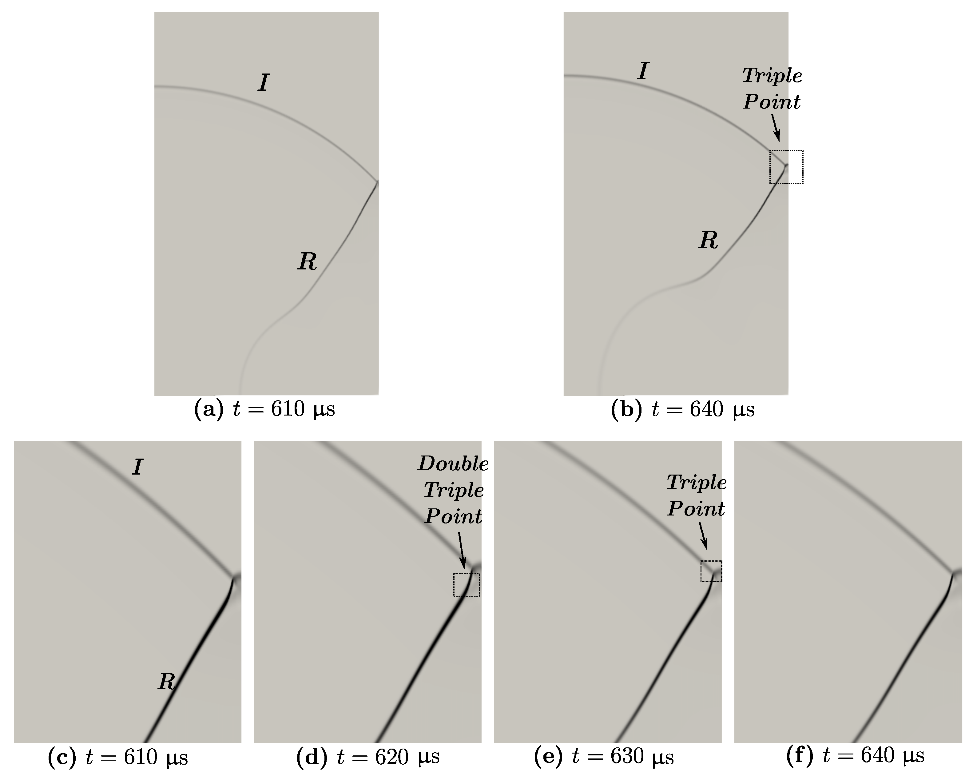 OpenFOAMTM Simulation of the Shock Wave Reflection in Unsteady Flow