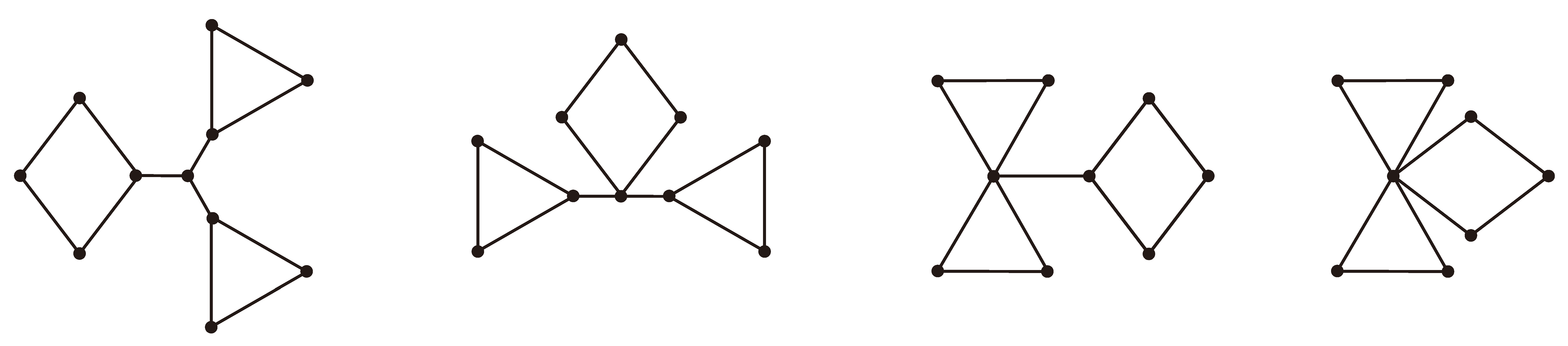 The Singularity of Four Kinds of Tricyclic Graphs